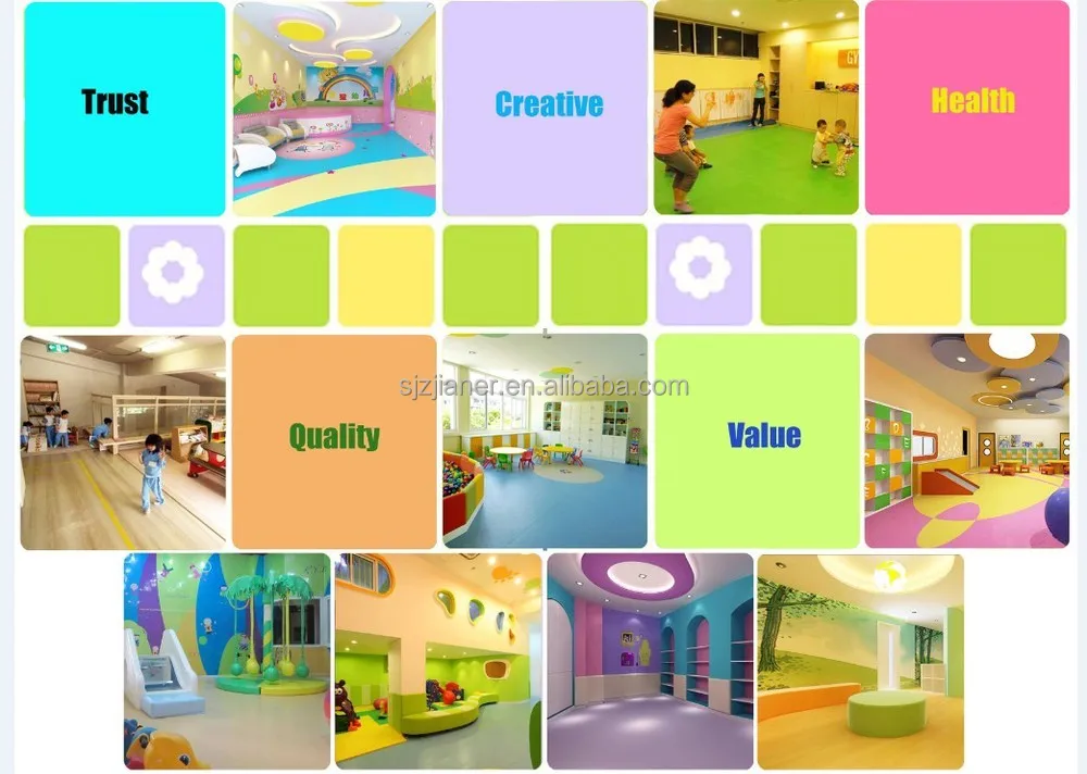 Cheap Floor For Kindergarten Antibacterial Anti-slipl Nursery Creche ...