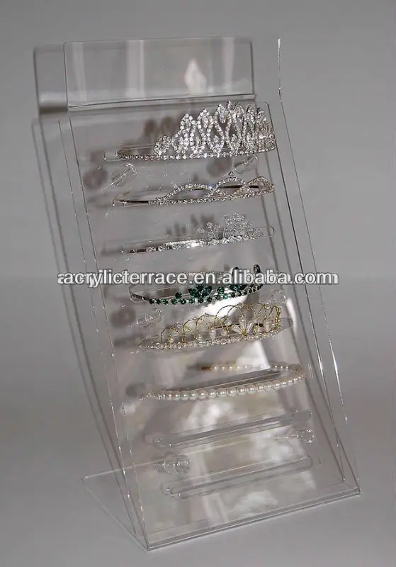 Fa1311010014-wedding Tiara Display Stand Perspex Mirrored Effect 46cm ...