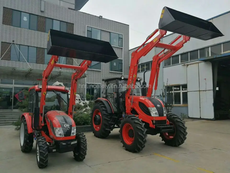 China Supply 55hp Farming Tractor With Frond End Loader Machine - Buy ...