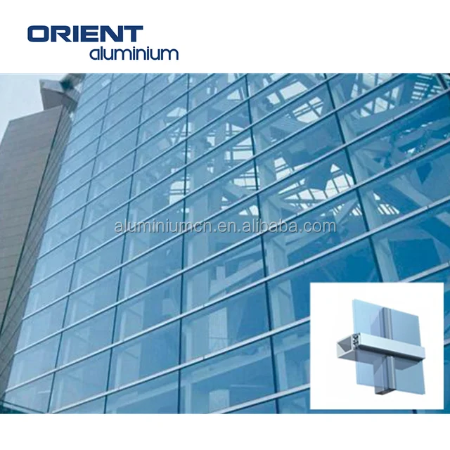 Aluminum Curtain Wall - Durable Glass and Aluminum Facade