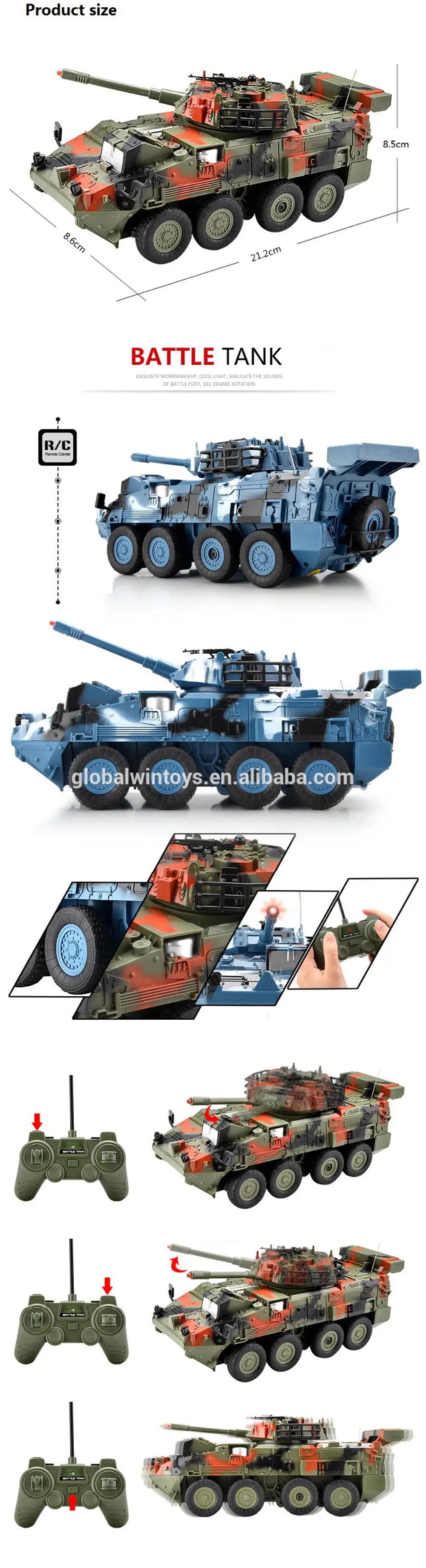 RC Metal Tank Car Chassis - Durable & Fun Radio Control