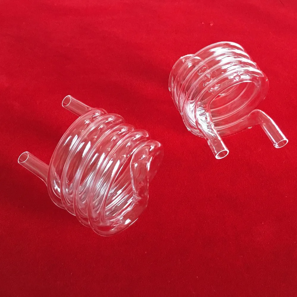Clear 6 And 8 Round Quartz Glass Helix Tube Spiral Silica Tubing - Buy ...