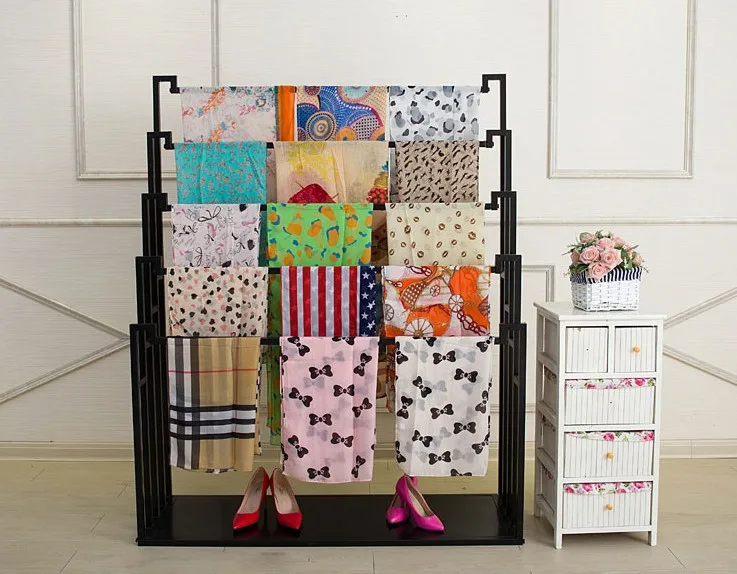 Muti-layer Metal Scarf Shop Display Rack - Buy Scarf Display Rack,Scarf ...