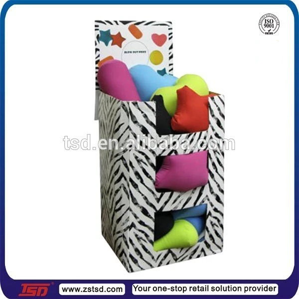 Custom Freestanding Retail Store Promotion Cardboard Pillow Display ...