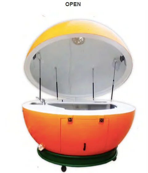 Fiberglass Orange Kiosk Shopping Mall Kiosk/ New Orange Shape Design ...
