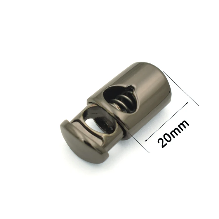 Adjustable Metal Lock Clothes Drawstring Spring Stopper