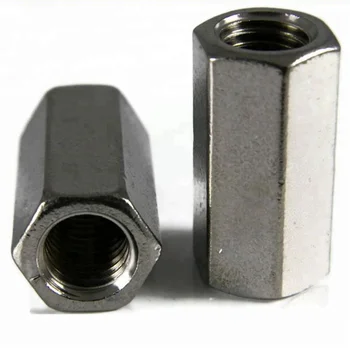 M6 M8 M10 Stainless Steel Inner Thread Hexagon Connecting Tube Nut ...