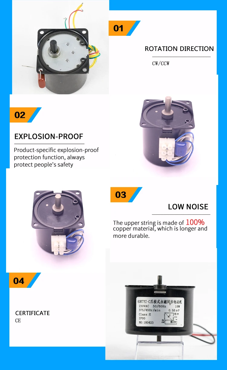 Synchronous Motor,60ktyz,4w,Ty50,49tyj,Permanent Magnet Synchronous ...