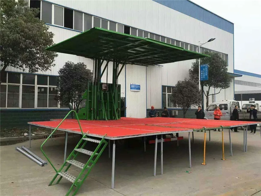 High Quality Folding Stage Vehicle Mobile Stage Vehicle Stage Truck ...
