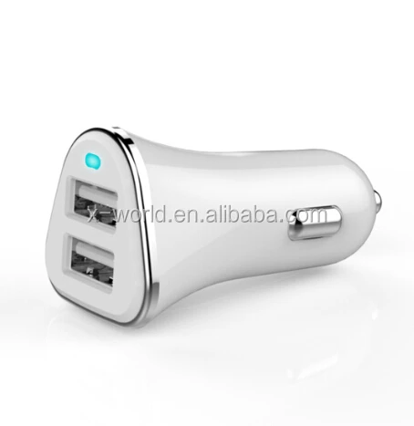 Triangle Shape 5v 2.4a Dual Usb Port Universal Car Charger For All ...