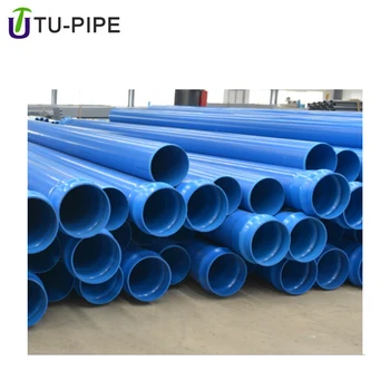 High Pressure Flexible Blue Pvc Tube Large Diameter Drain Pipe For ...
