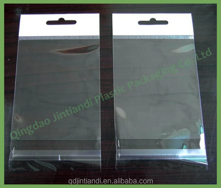 Wholesale Customized Poly Bag With The Header Card With The Hanging ...