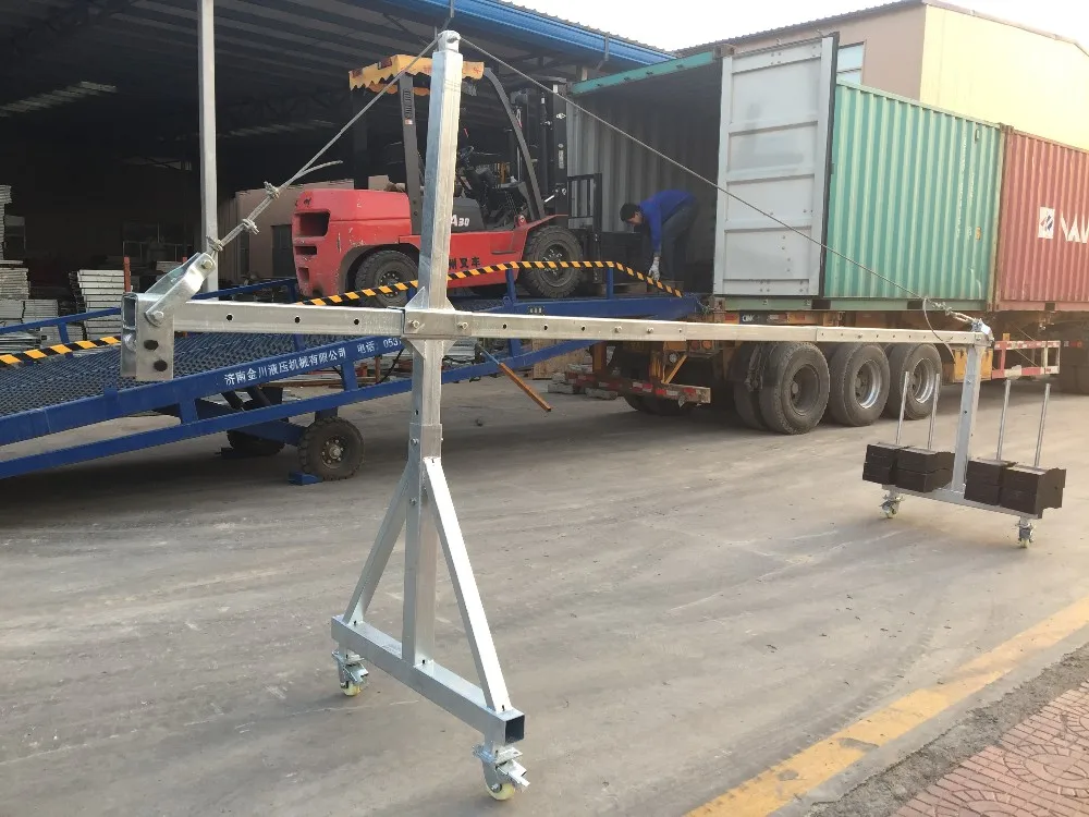 Aluminum Steel Electric Suspended Working Platform Gondola Systems ...