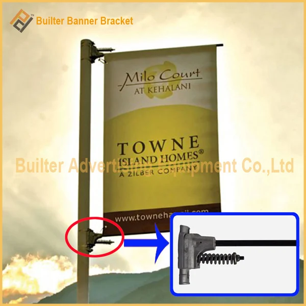 Spring Loaded Light Pole Banner Bracket - Buy Light Pole Banner,Spring ...