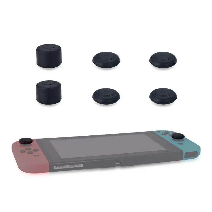Switch Joy-con Silicone Joystick Analog Grip Caps Thumbstick For ...