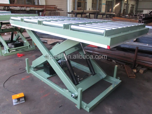 1000kg Electric Roller Conveyor Scissor Lift Table