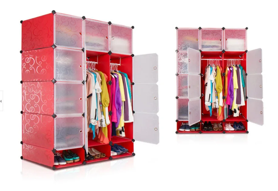 Hot Selling Pvc Material Folding Wardrobe Closet Cabinet - Buy Folding ...