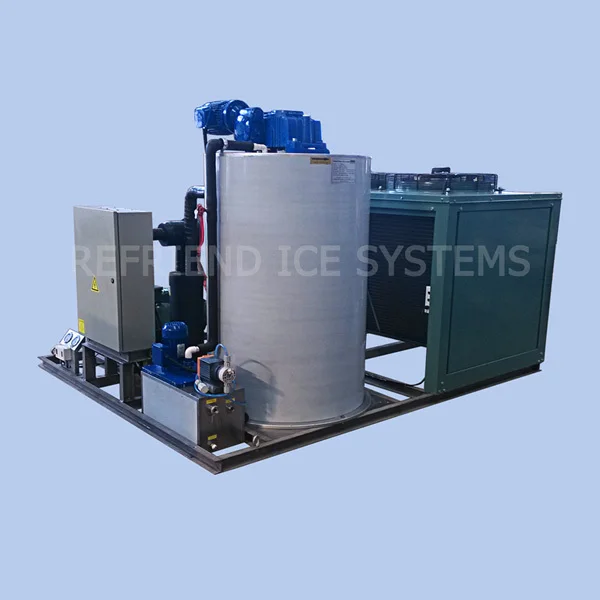 5t Industrial Flake Ice Making Machine With Ice Room - Buy Flake Ice ...