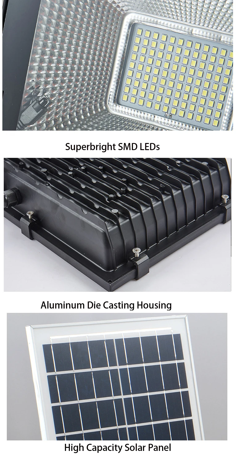 Solar Flood 200 Watt Outdoor Lights With On Off Swith Led Flood Light ...