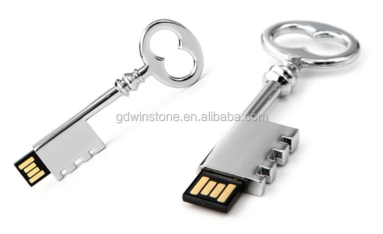 Customized Key Shaped Usb Flash Drive - Buy Metal Usb Flash Driver ...