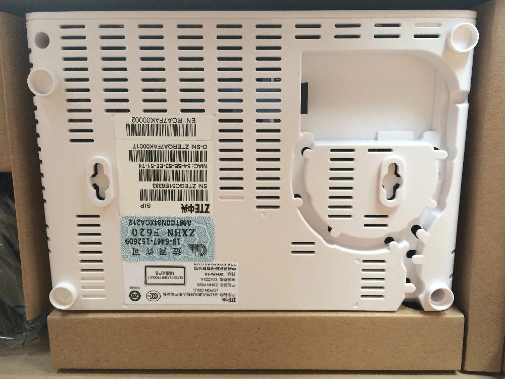Original Zte F620 4 Lan Port 2 Voice Port Ftth Gpon Modem Zxhn F620 Onu ...