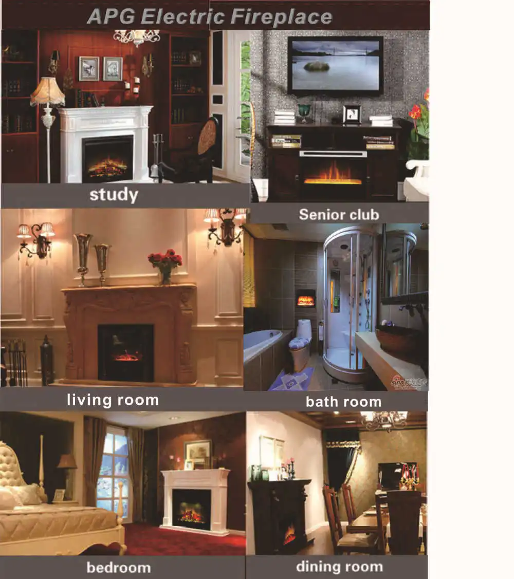 Wall Mounted Led Electric Fireplace,Decor Flame Fireplace Electric ...