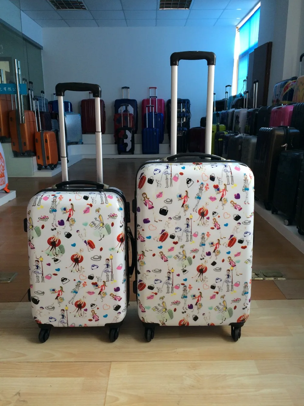 Cute Girls Kids Large Suitcase 2 Piece Luggage Set - Buy Kids Luggage ...
