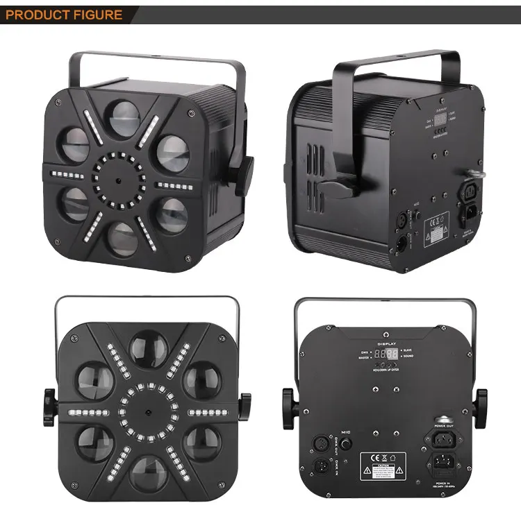 The Stage Lighting Factory Wholesale 5x8w R/g/b/w/a Led Sunflower Night ...