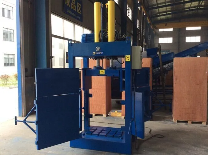 Vertical Scrap Wool Press - Buy Waste Cloth Press Machine,Fabric Bale ...