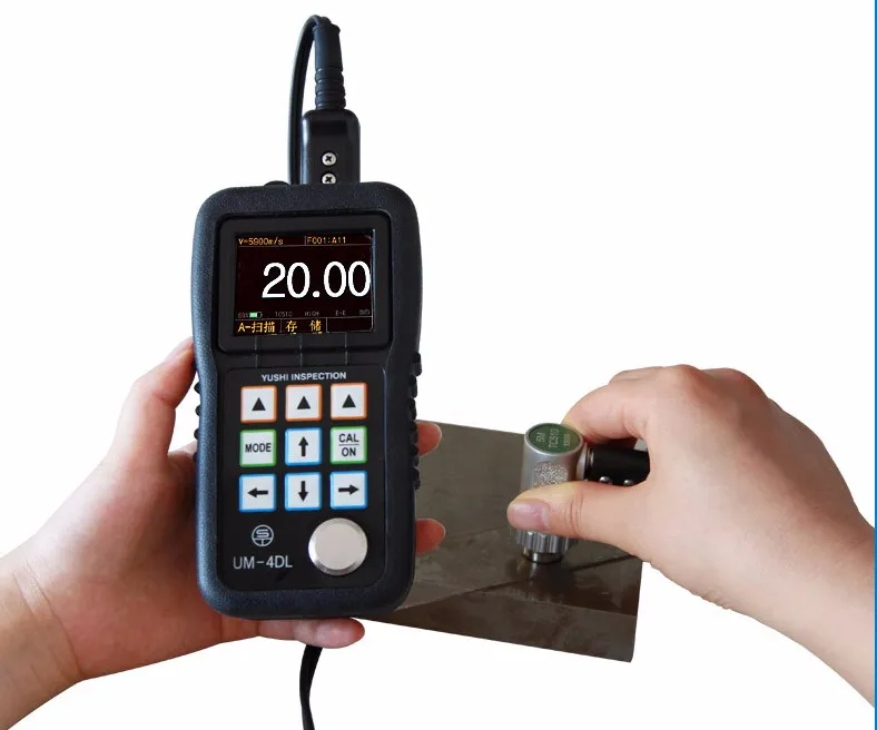 Um-4dl A Scan Ultrasonic Color Waveform Corrosion Thickness Gauge - Buy ...