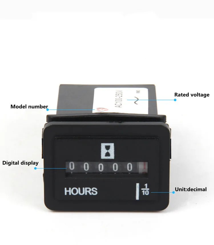 Sys-3 Digital Dc 24v Ac 220v Mechanical Counter Hour Meter Calculagraph Hours Timer Price ...