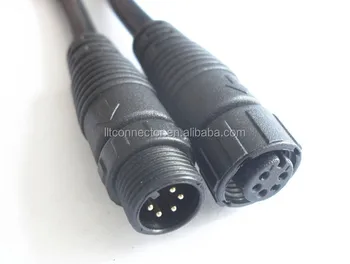 Ip65 Industrial Electric Cable Coupler Male To Female Connector - Buy ...