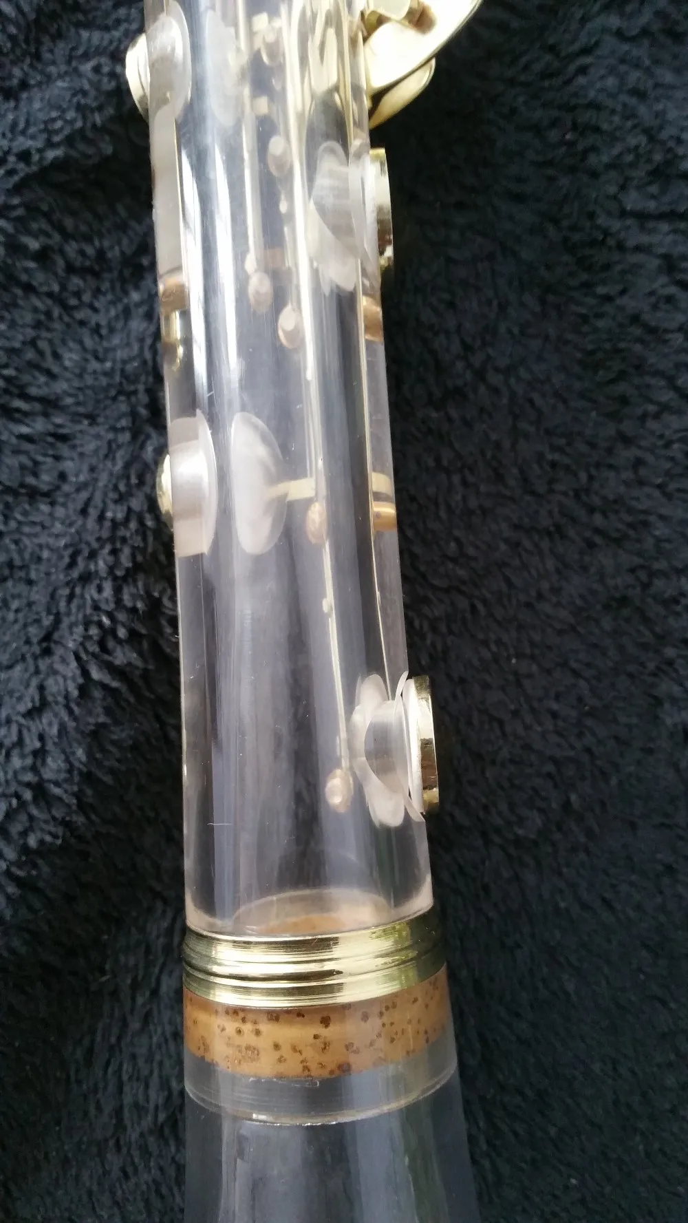 Clarinet Transparent Body Rose Gold Plated Musical Instrument ...