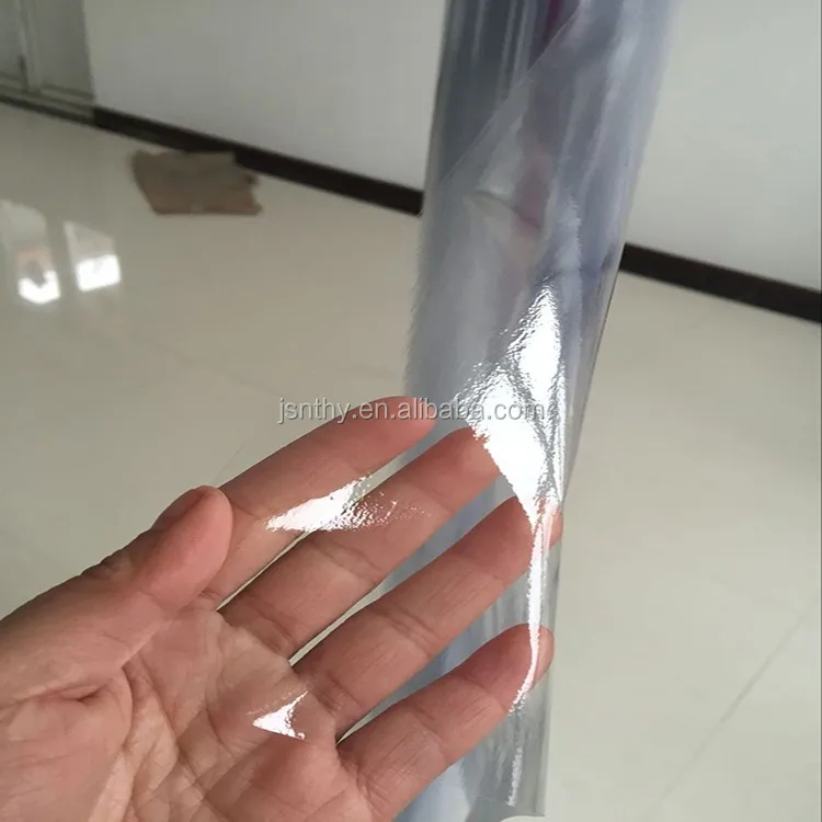 Sexy Blue Transparent PVC Film for Plastic Bags & Packaging