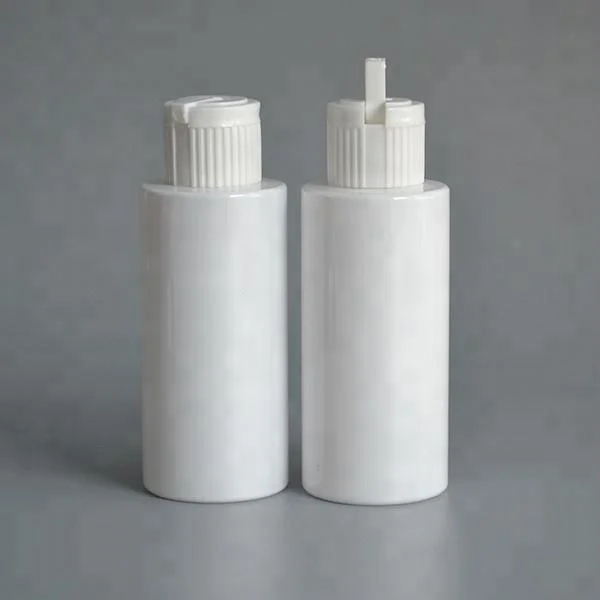 60ml 2oz. Pet White Plastic Plain Shoulder Flip Top Squeeze Bottles ...