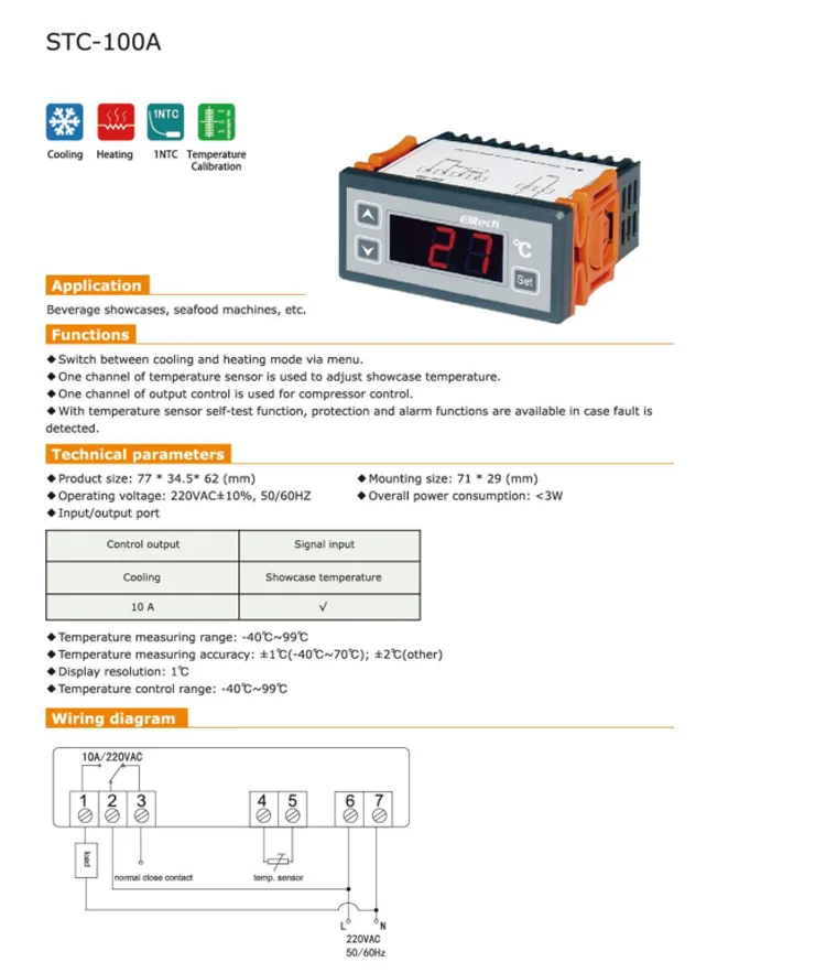 Stc-100a Temperature Controller Price - Buy Price Digital Temperature Controller,Digital ...