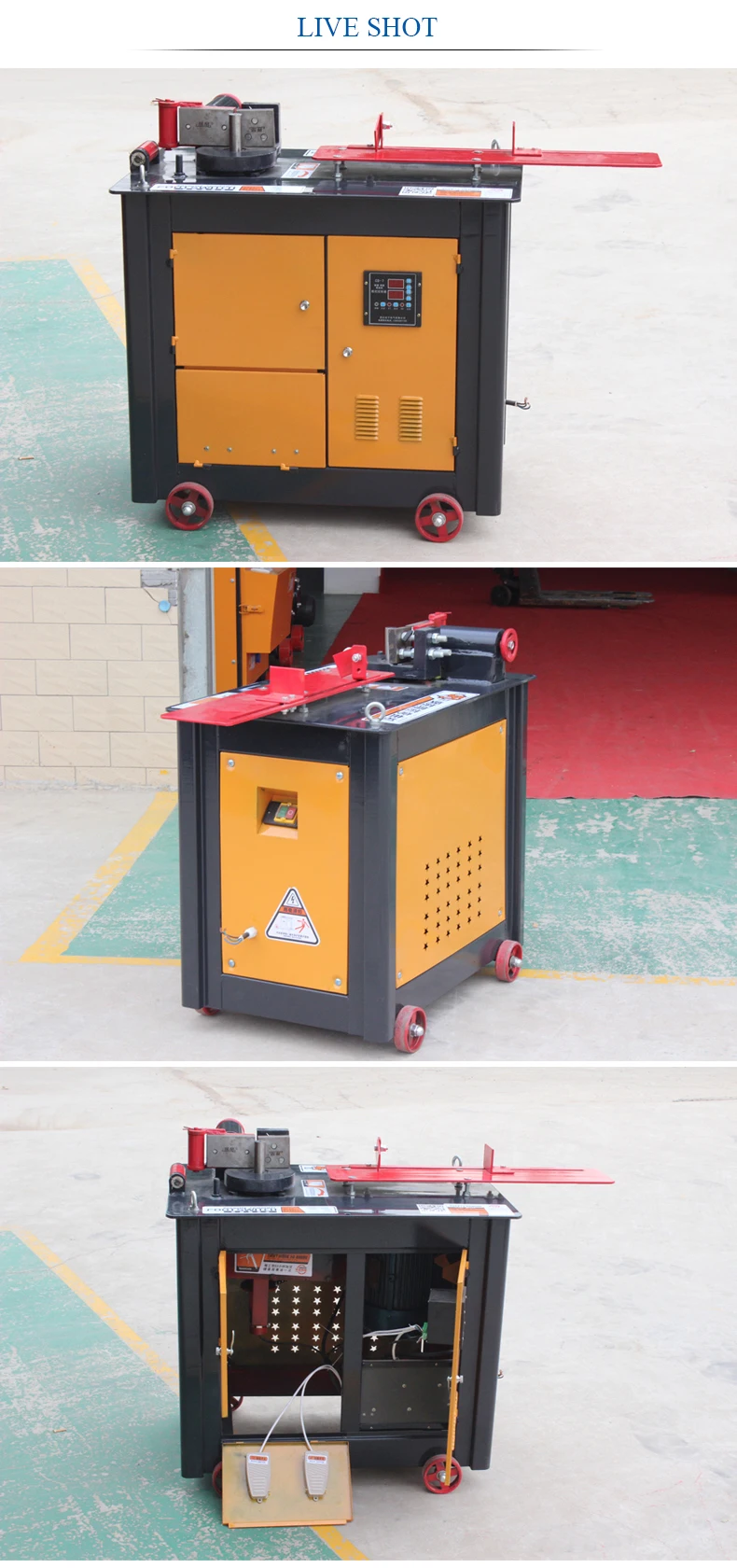 Gf25 Digital Control Cnc Automatic 6-28mm 30mm 40mm Manual Steel Bar ...