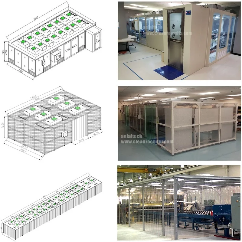 Modular Cleanroom for Sale - 100 Lab Clean Room Booth