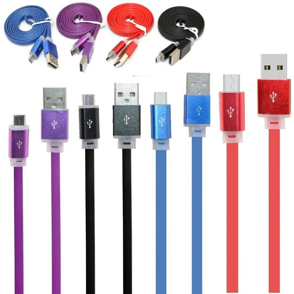 2in1 High Speed Charging 8 Pin Colored Usb Cable 1m Micro Usb Cable For ...