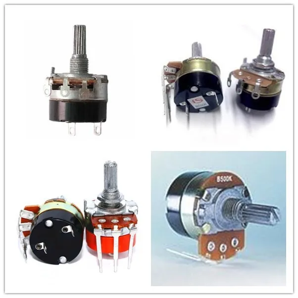 24mm 1k 5k 10k 47k Wh138 Alps 4gang Rotary Carbon Potentiometer - Buy ...