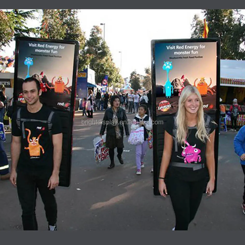 Backpack LED Walking Billboard - Portable Advertising Power