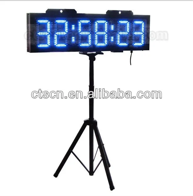 8" Outdooor Large Led Interval Timer Race Clock Marathon Sports Events ...