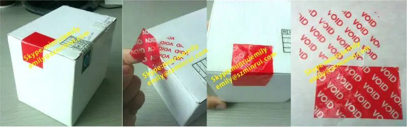 Custom Do Not Open Warranty Seal Sticker - Void If Tampered