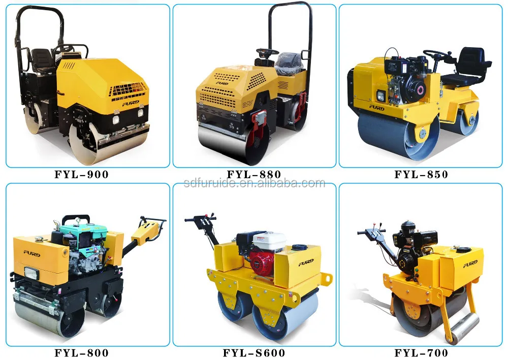 1 Ton Wacker Type Vibratory Asphalt Compactor FYL-880