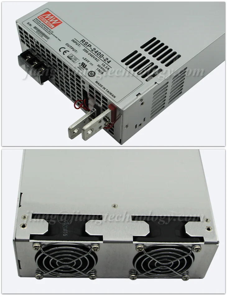 Mean Well Rsp-2400-24 2400w 24v Ac Dc Smps Pfc 100amp Power Supply - Buy 100a Power Supply 24v ...