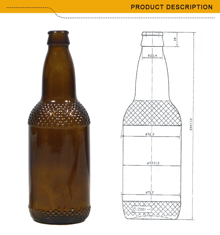 330ml 500ml 750ml Glass Beer Bottles For Standard Beer Bottle Size 330ml 500ml 750ml Glass Beer Bottles For Standard Beer Bottle Size