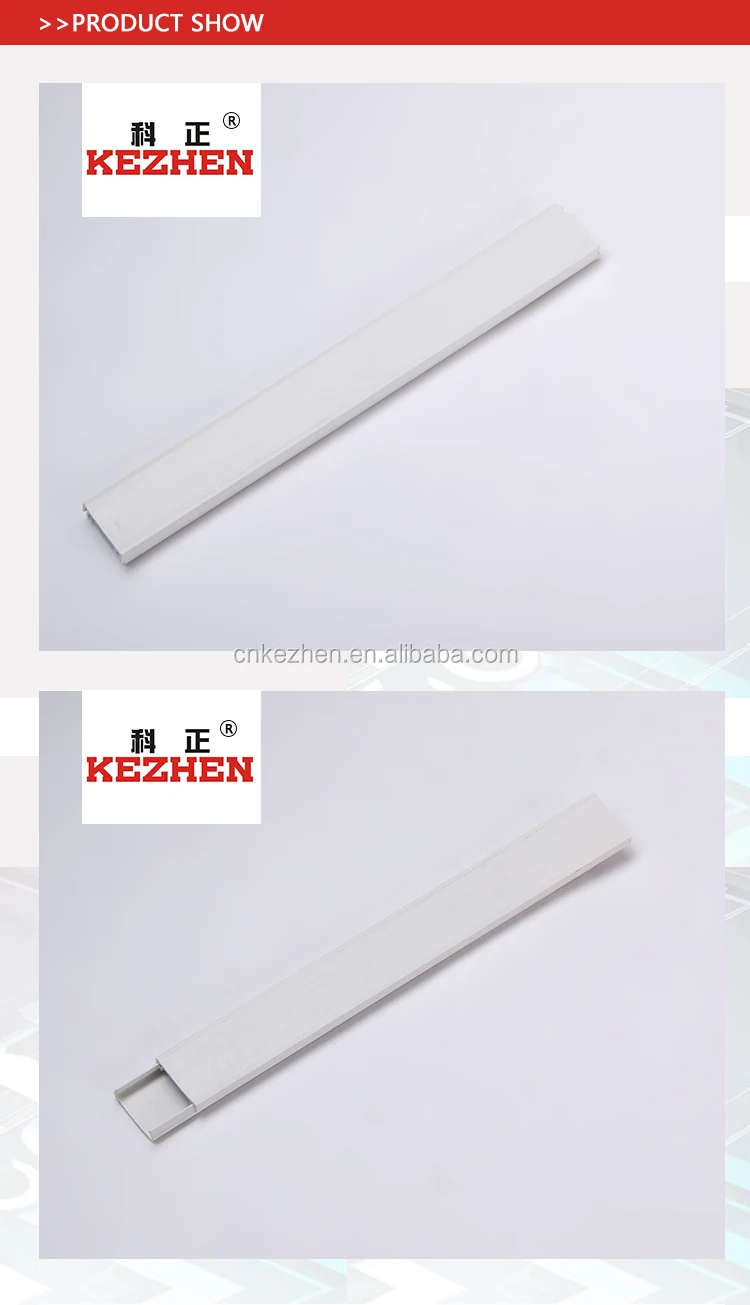 Customized Pvc Grey Solid Cable Trunking Wiring Ducts Cable Raceway ...