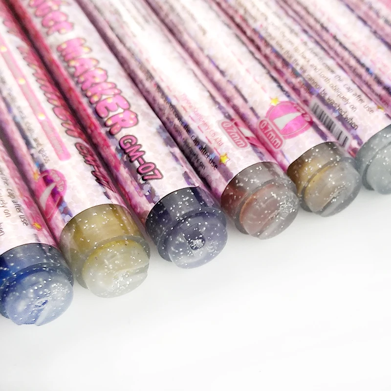 Nylon Tip 12 Colors Liquid Glitter Pen - Buy Liquid Glitter Pen,Pink ...