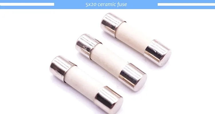 Glass Ceramic Cartridge Fuse 5.2x20 6.3x32 T1a 250v Fuse - Buy T1a 250v ...