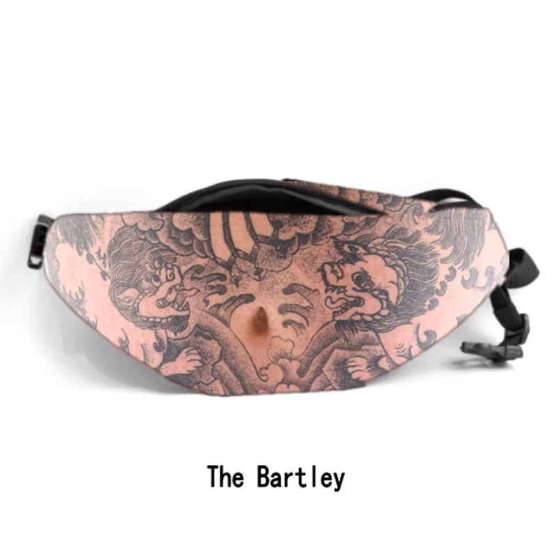 Hot Funny Pop Dad Money Belt Bag Men Travel Bags Flesh Color Creative ...